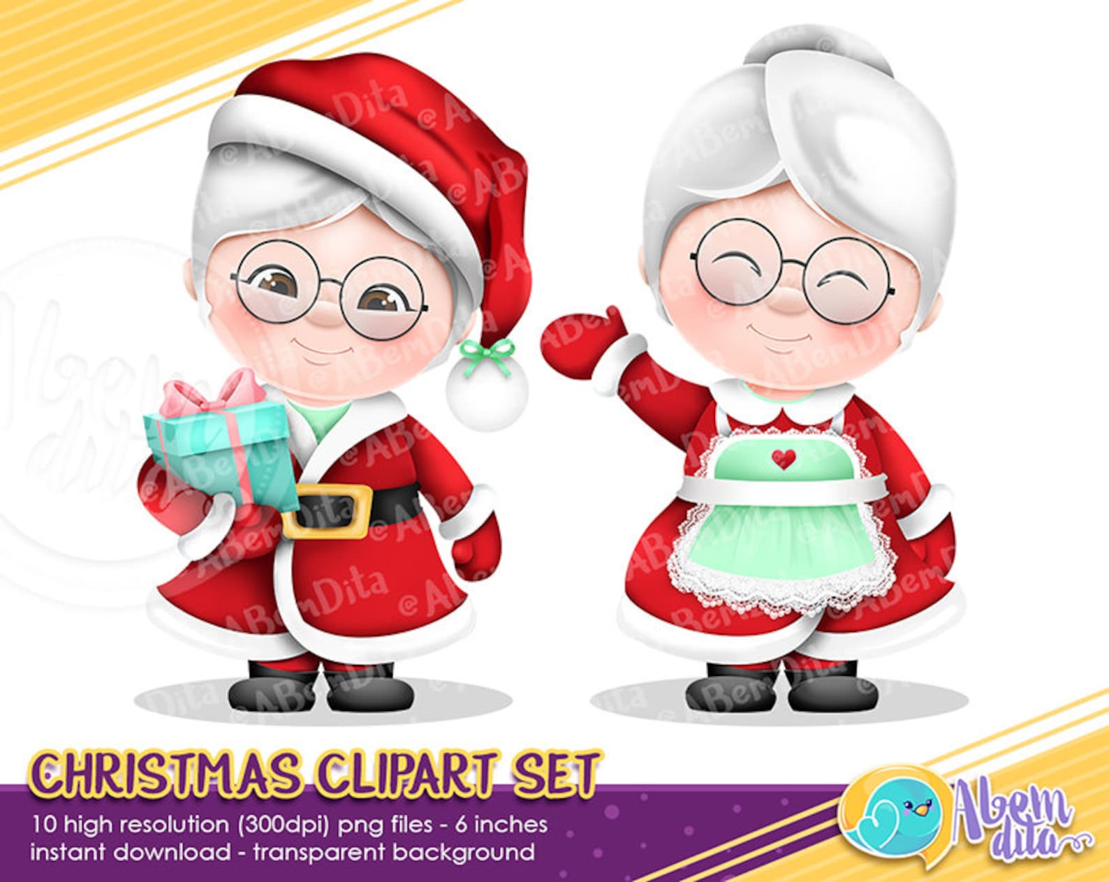 Christmas Clipart | Holiday Clipart, Cute Christmas, Digital Clipart ...
