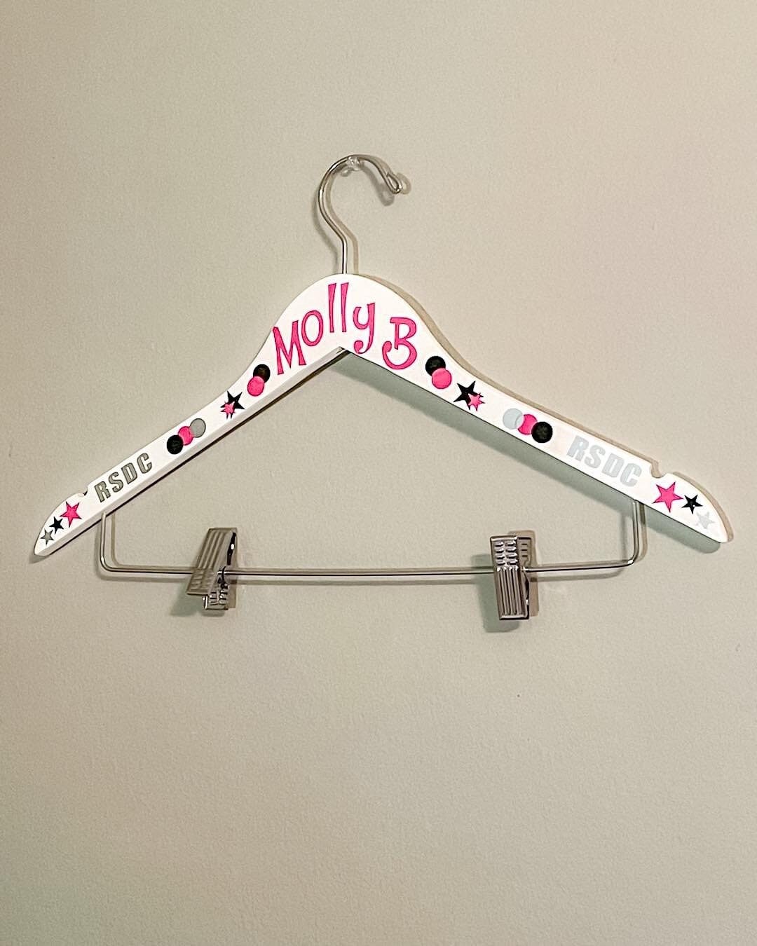 Personalized Clothes Hangers for Dance Costumes, Majorette Uniforms ...