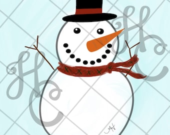 Snowman Divider Clipart 5 Hand Drawn Digital Images Png, Christmas ...