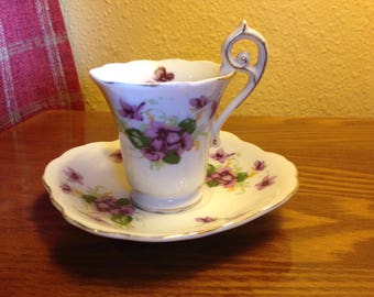 Footed tea cups | Etsy