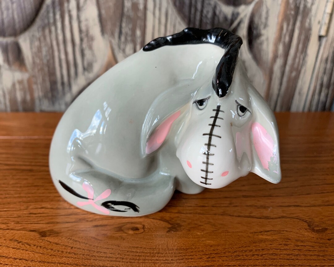 Vintage Walt Disney Eeyore Ceramic Figurine Japan - Etsy