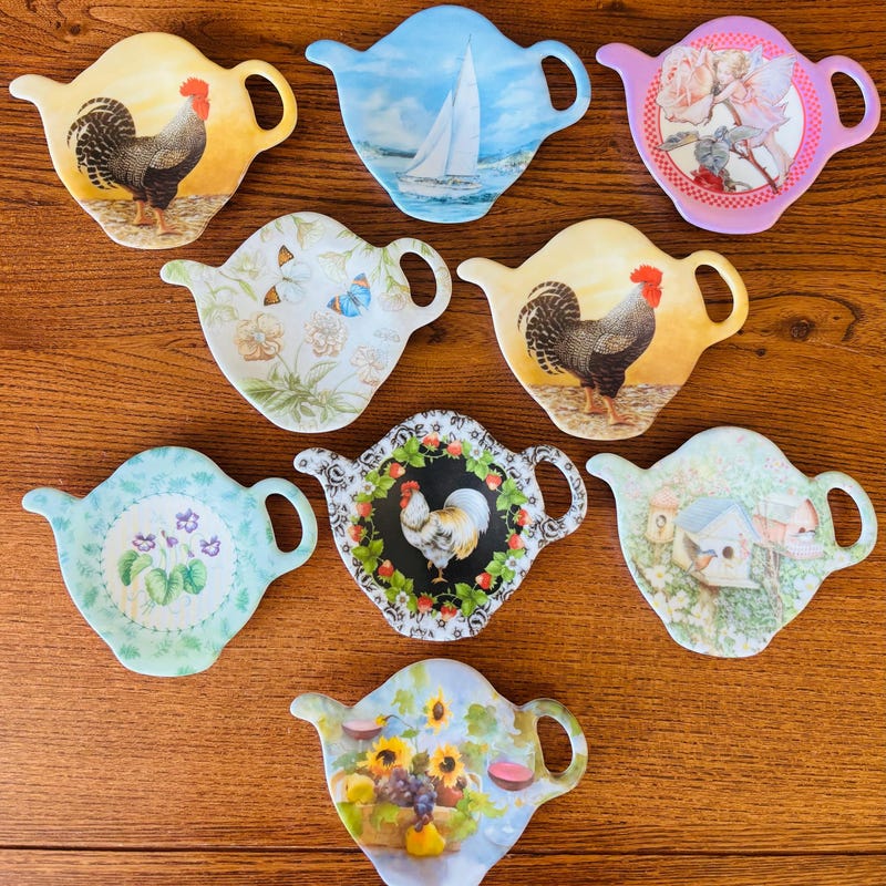 Vintage Tea Bag Holders - Etsy