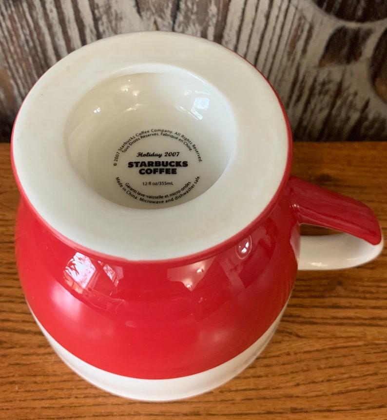 Vintage Starbucks Hohoho 3-D Red and White Peppermint Candy Christmas ...