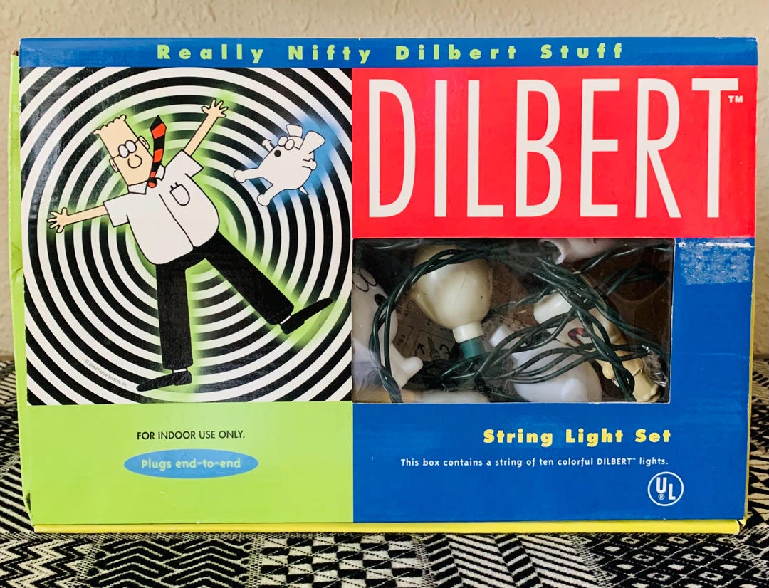 Vintage Dilbert Indoor 12-foot String of 10 Lights Boxed Set - Etsy