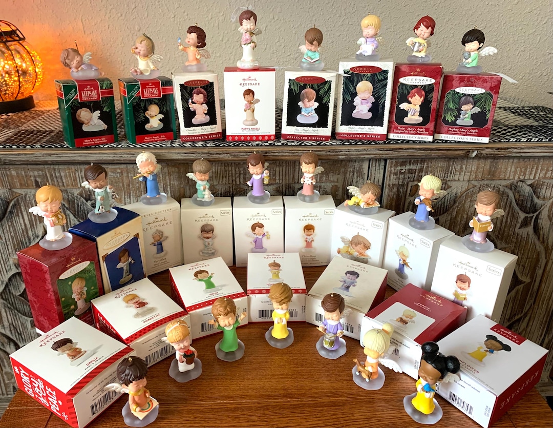 Vintage Mary’s Angels Hallmark Keepsake Christmas Ornaments - Collector ...