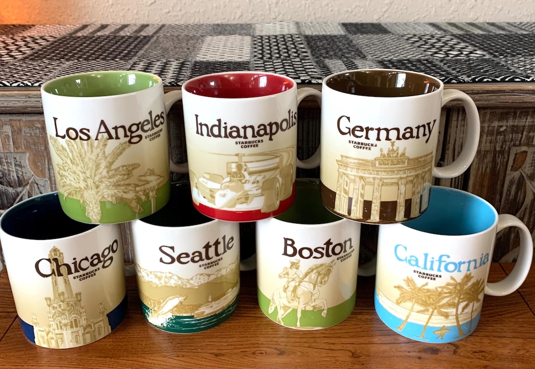 Starbucks Collector Series Cities/countries Offering of 16 Oz Coffee ...