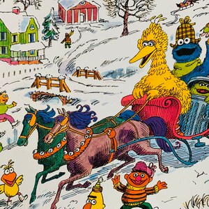 Vintage Muppet Characters Tin Canister With Winter Outdoor Snow Scene ...