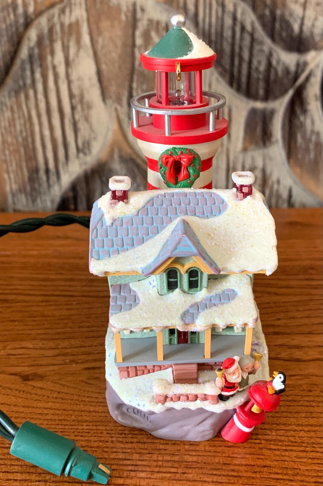 Vintage Hallmark Lighthouse Greetings Keepsake Christmas Ornament 10th ...