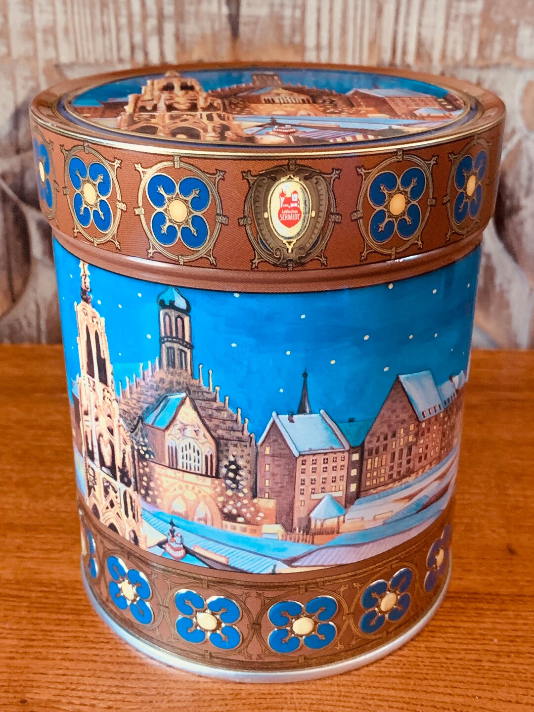 Vintage Nuremberg Lebkuchen Gingerbread Metal Cookie Tin - Germany - Etsy