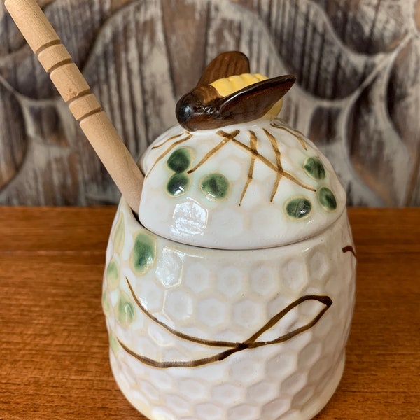Vintage Honey Pot - Etsy