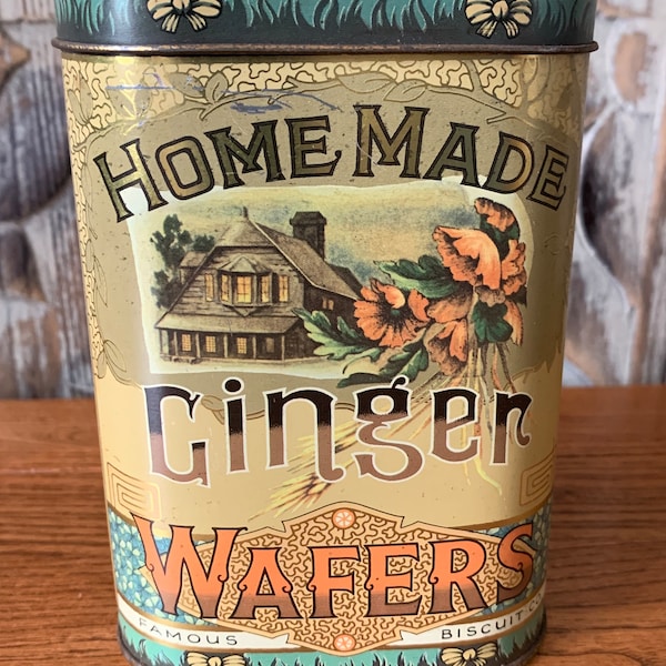Ginger Wafers Tin - Etsy