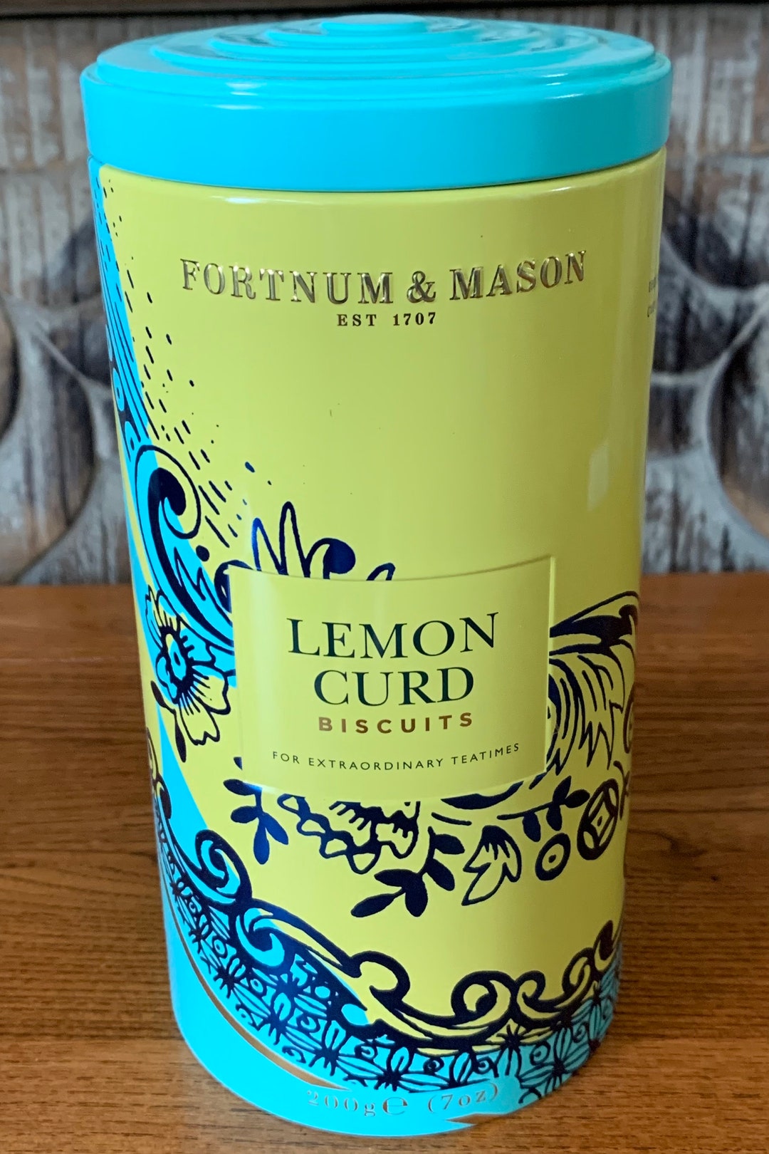 Fortnum & Mason Lemon Curd Biscuit Tin From the Famous Department Store ...