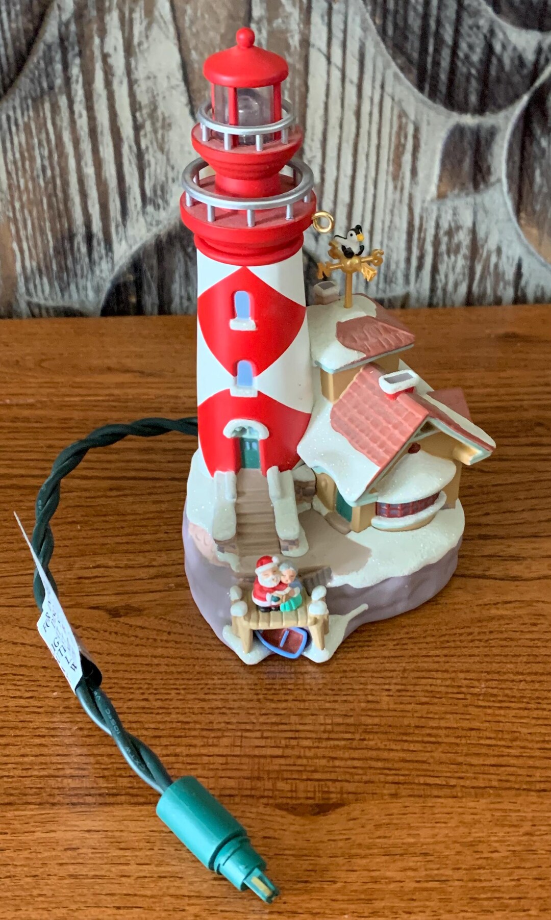Vintage Hallmark Lighthouse Greetings Keepsake Christmas Ornament 9th ...