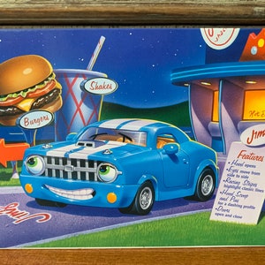 Chevron Moe Muscle Promotional Toy Car in the Original Packaging - Etsy