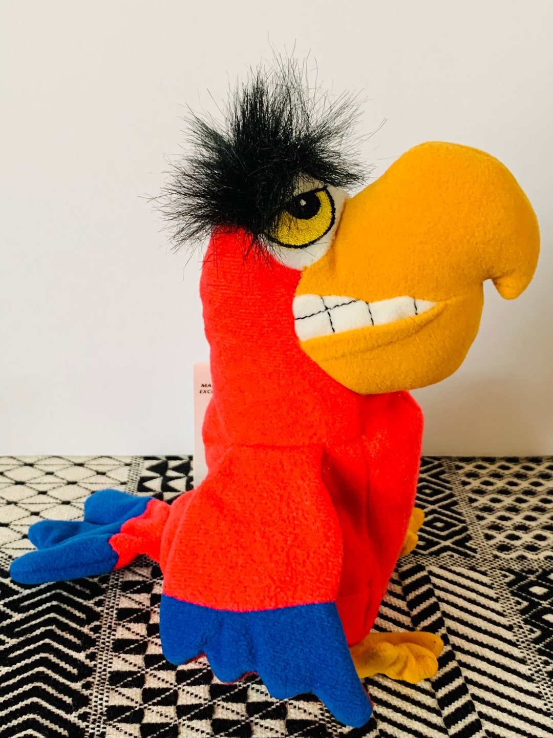 Vintage Disney Aladdin Lago Stuffed Plush Bean Bag Collectable Toy - Etsy