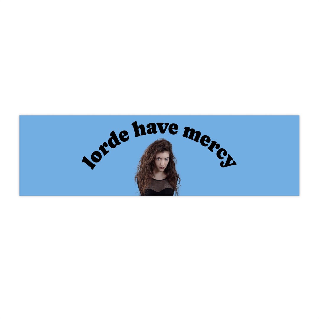 Lorde Bumper Sticker - Etsy