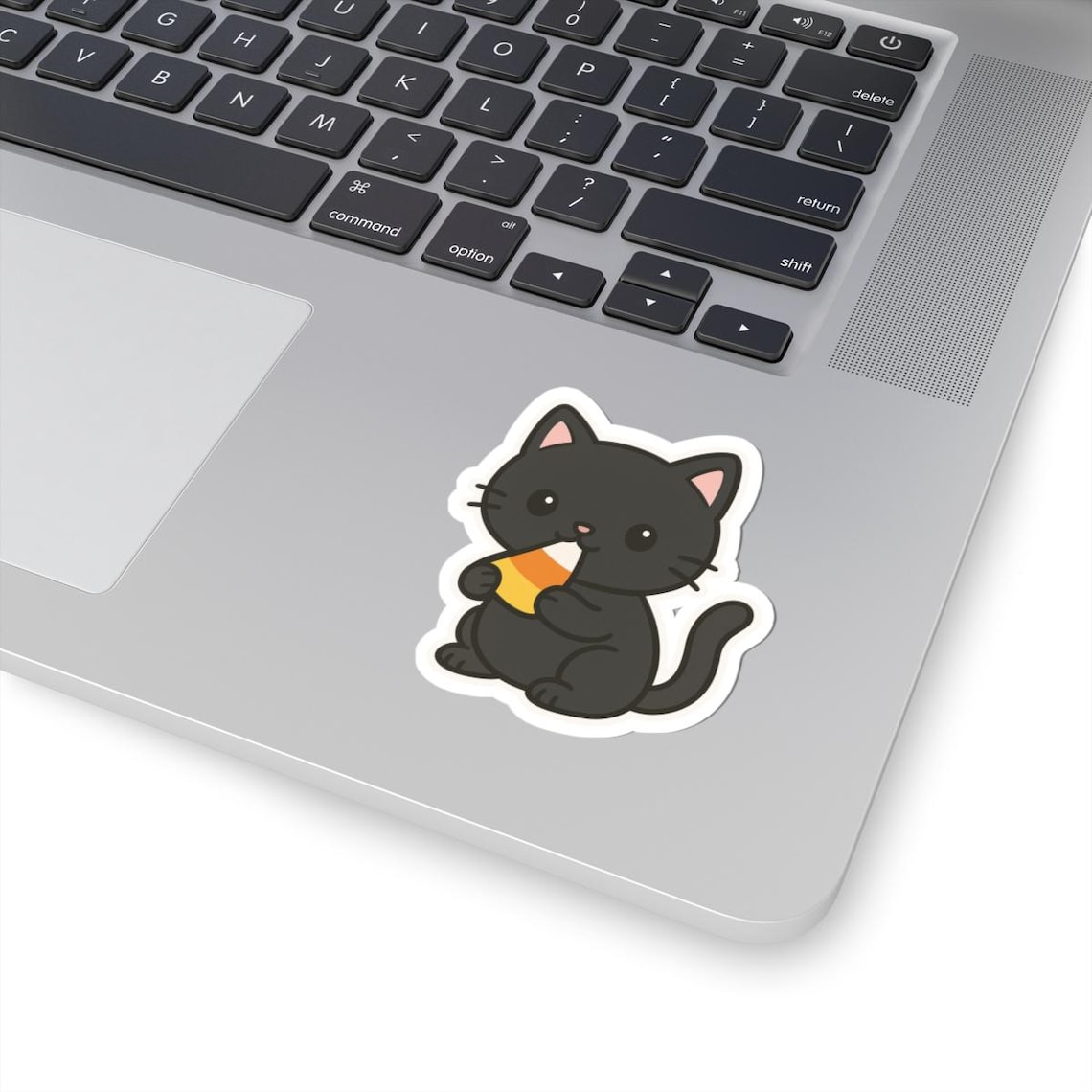 Black Cat Halloween Sticker - Etsy
