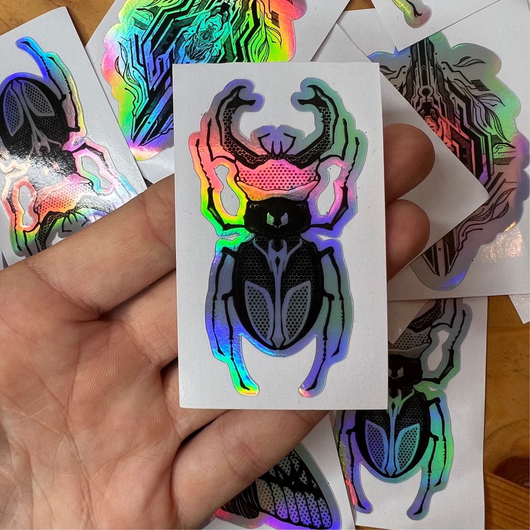 Holographic Bug Sticker - Etsy