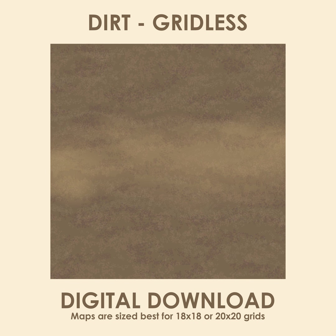 Dirt Digital Map Gridless DIGITAL DOWNLOAD - Etsy