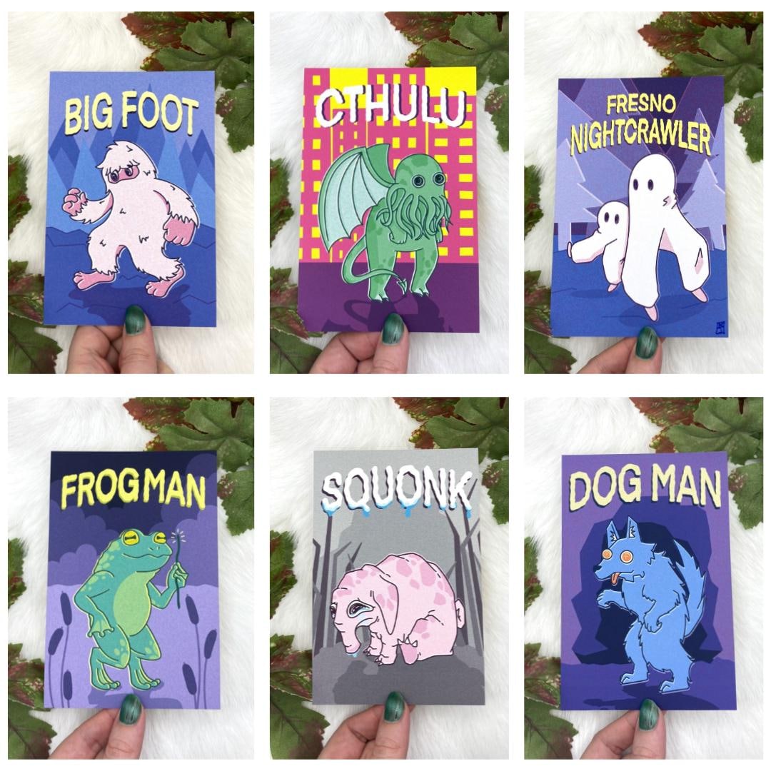 Cryptids - Art Prints - Etsy