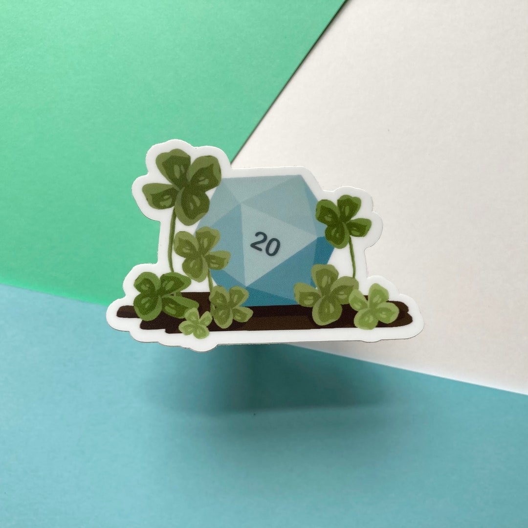Good Luck D20 Sticker - Etsy