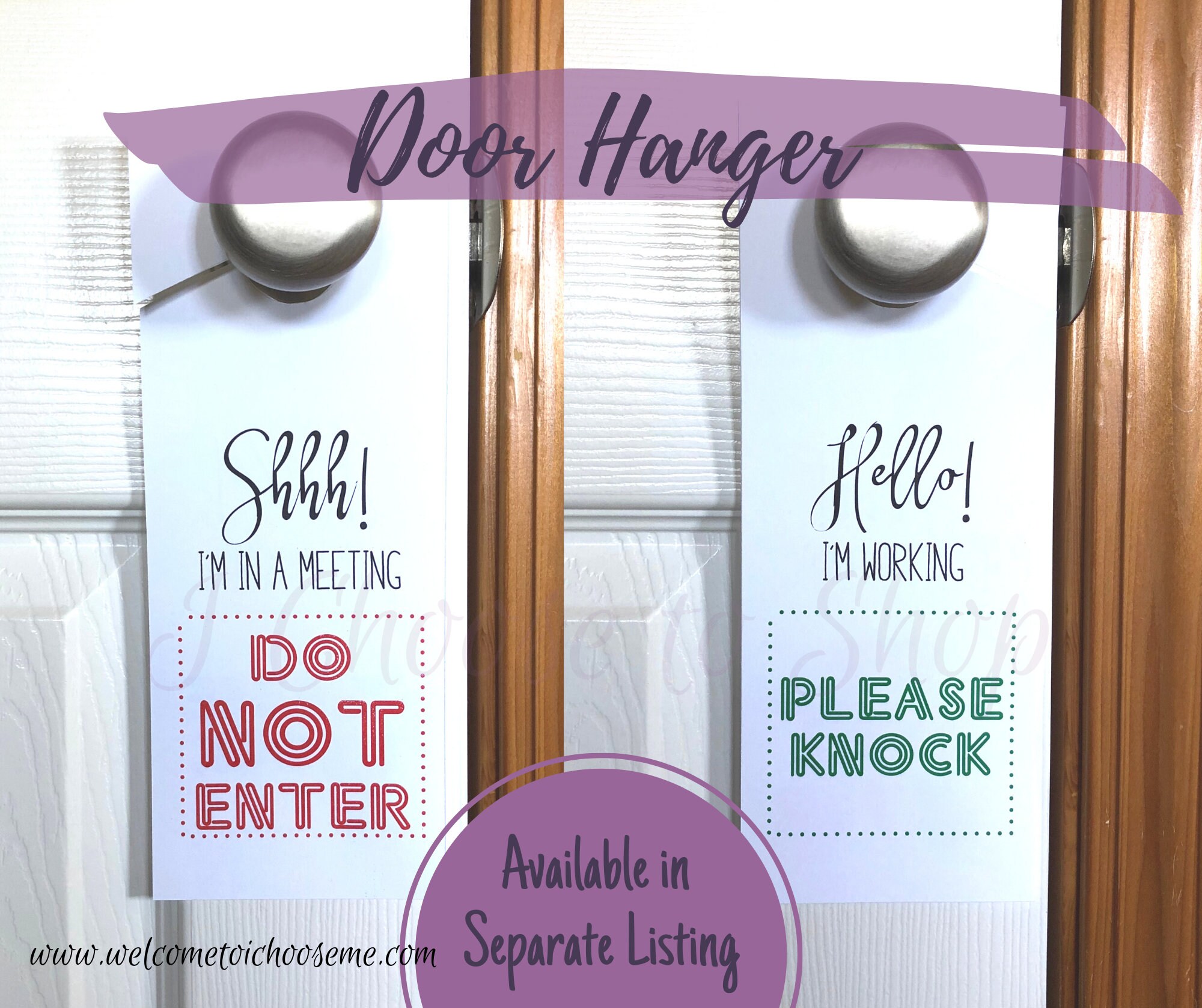 Printable Door Hanger Sign - School is in Session - Etsy