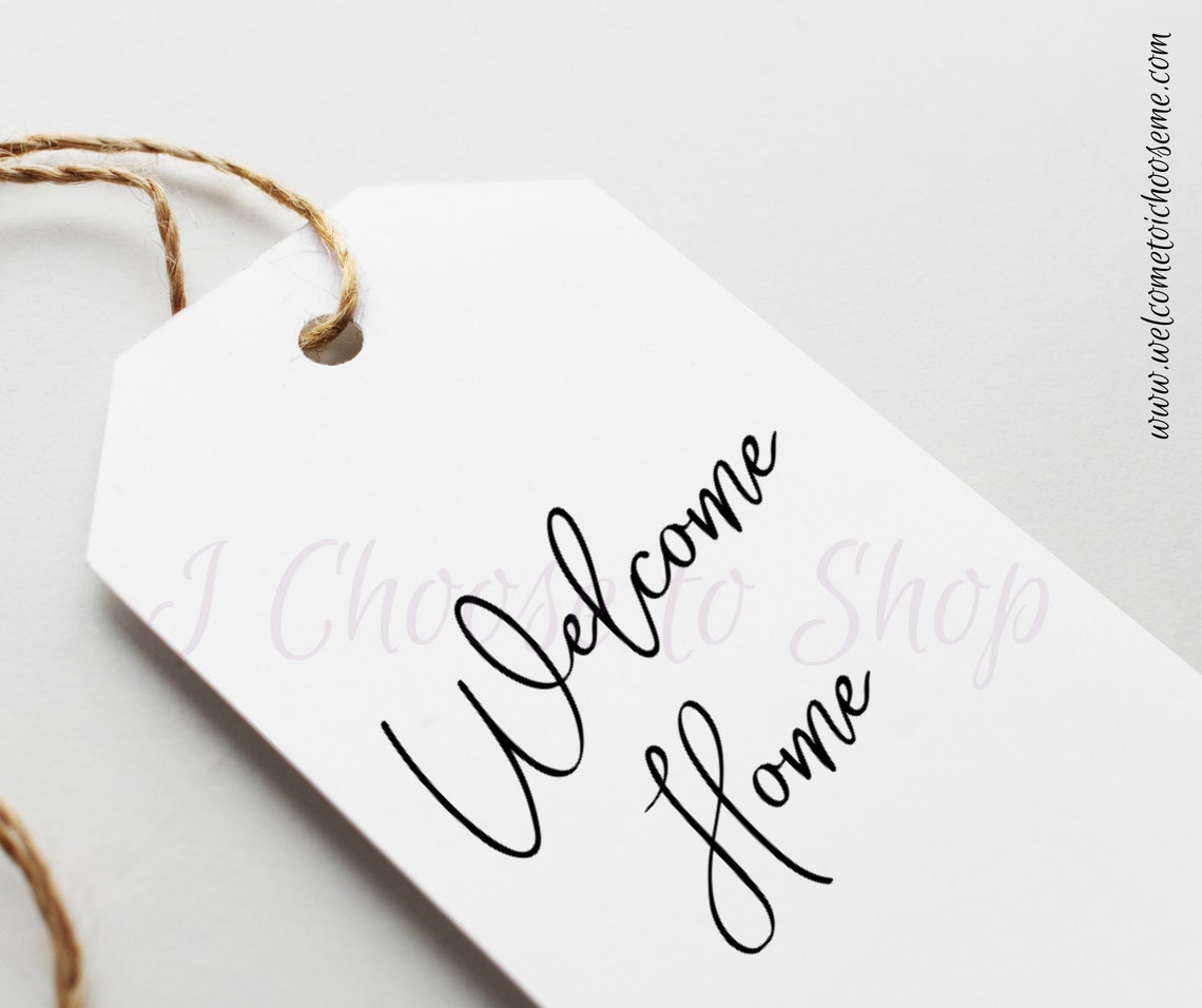 Printable Welcome Home Gift Tags, Party Favors Tags - Etsy