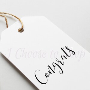 Printable Congrats Gift Tags, Party Favor Tags - Etsy