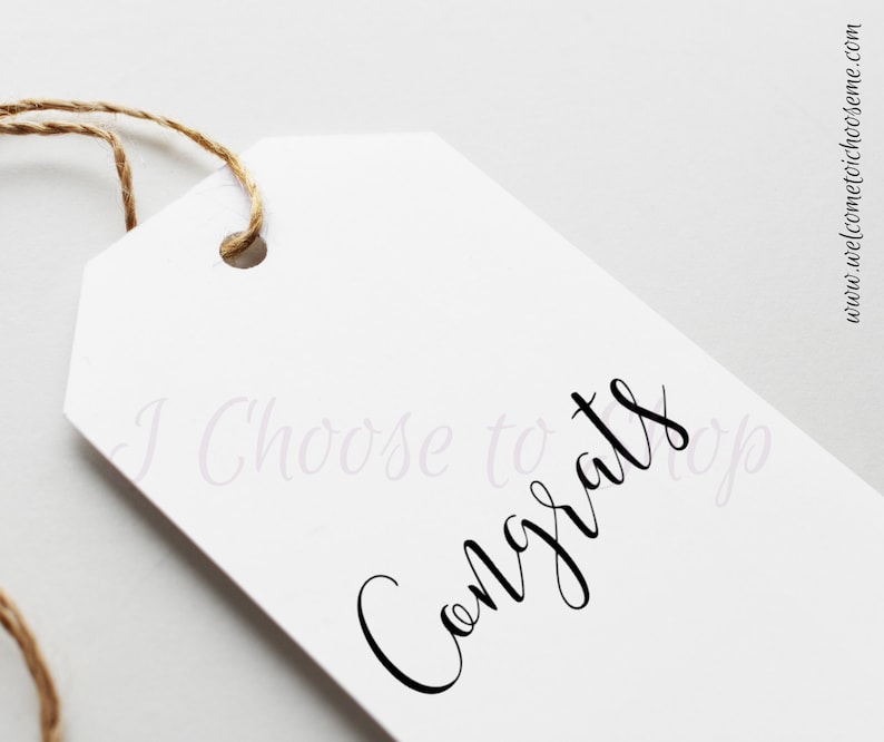 Printable Congrats Gift Tags, Party Favor Tags - Etsy