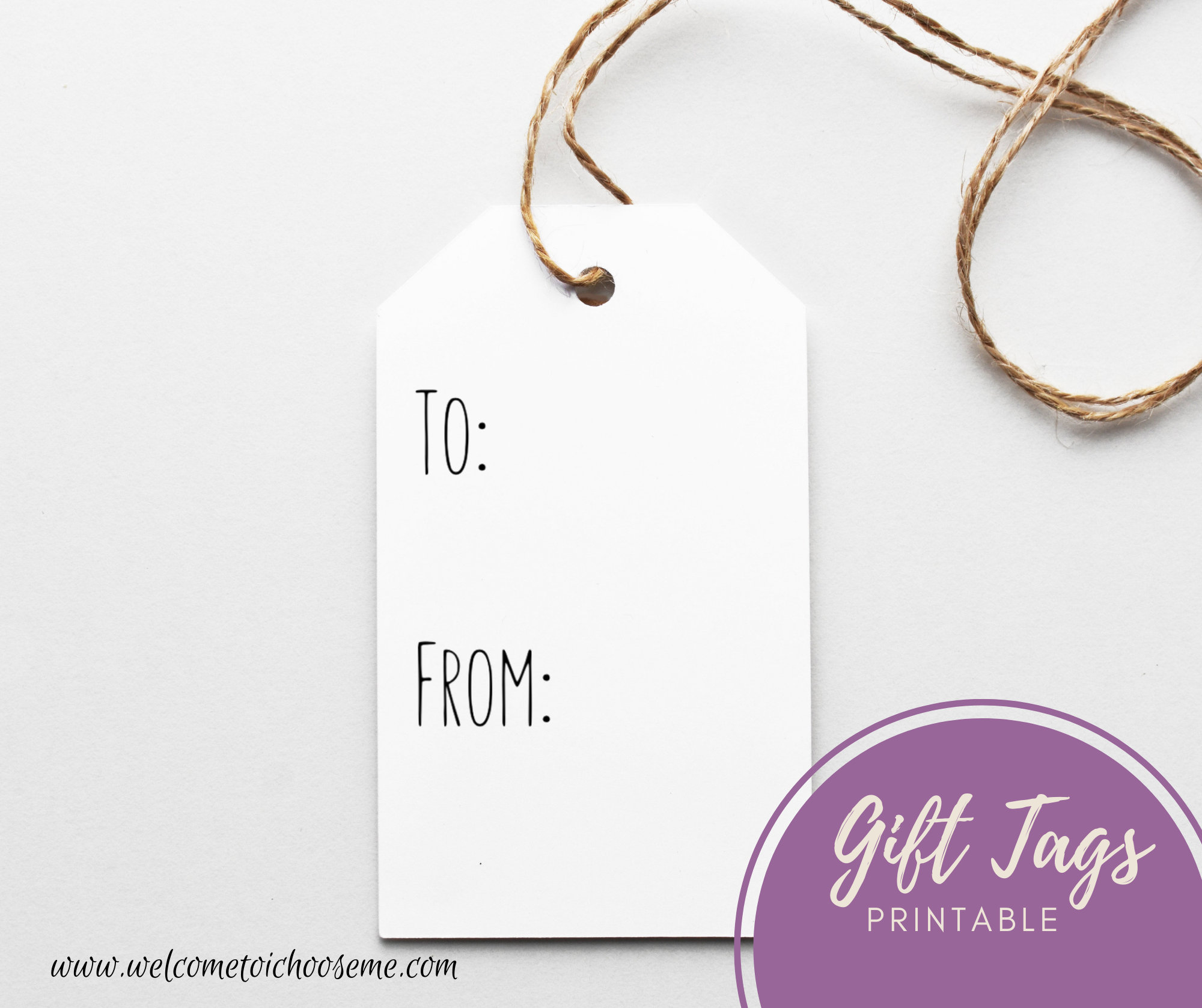 Printable to From All Occasion Gift Tags, Thank You Tags, Happy ...