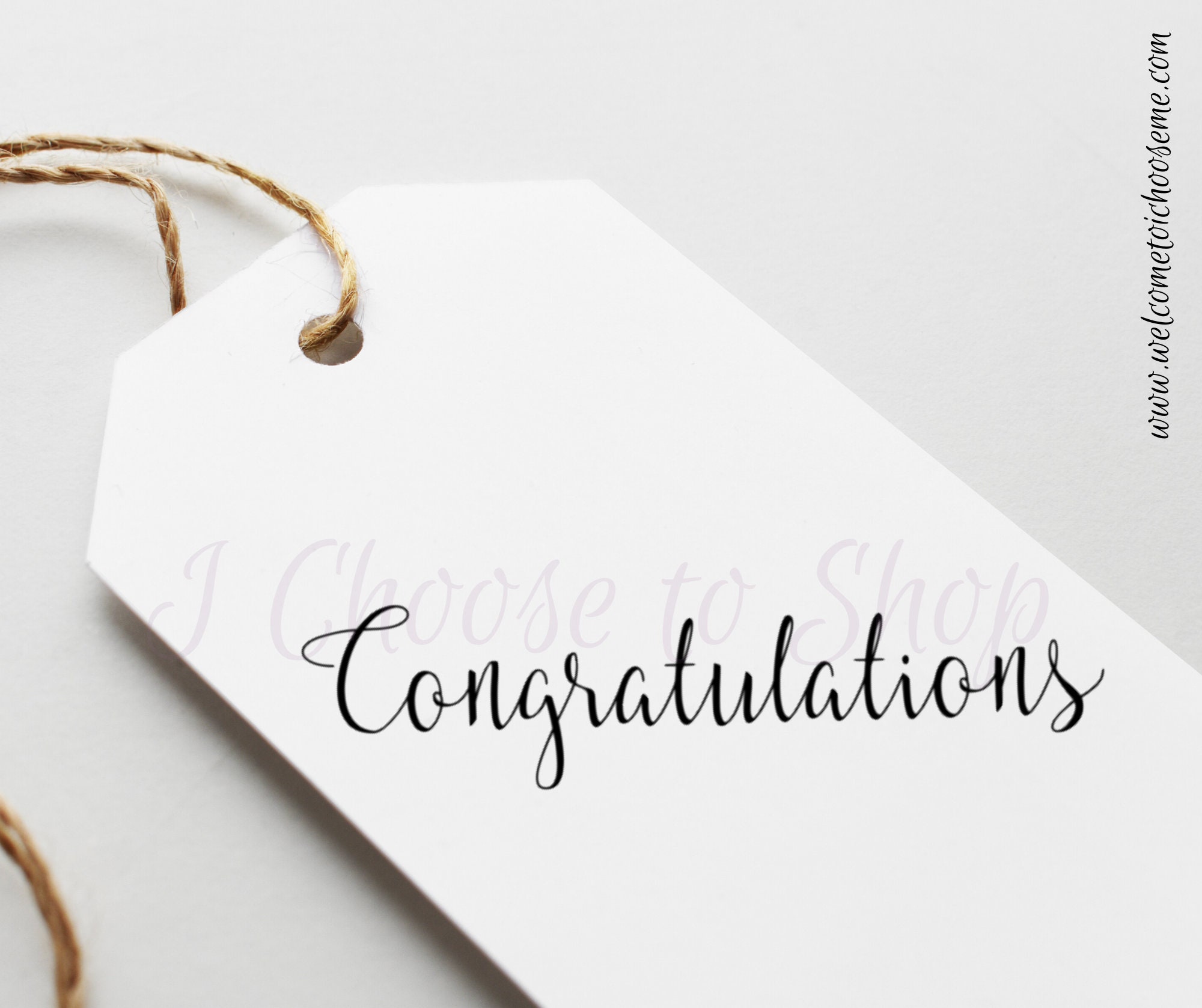 Printable Congratulations Gift Tags, Party Favor Tags - Etsy