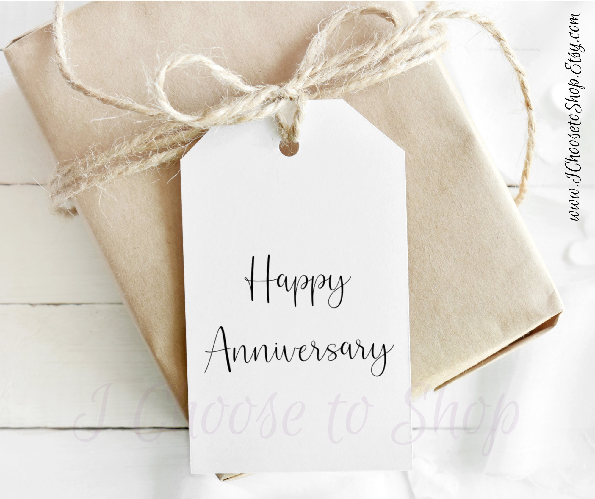 Printable Happy Anniversary Gift Tags Party Favor Tags - Etsy