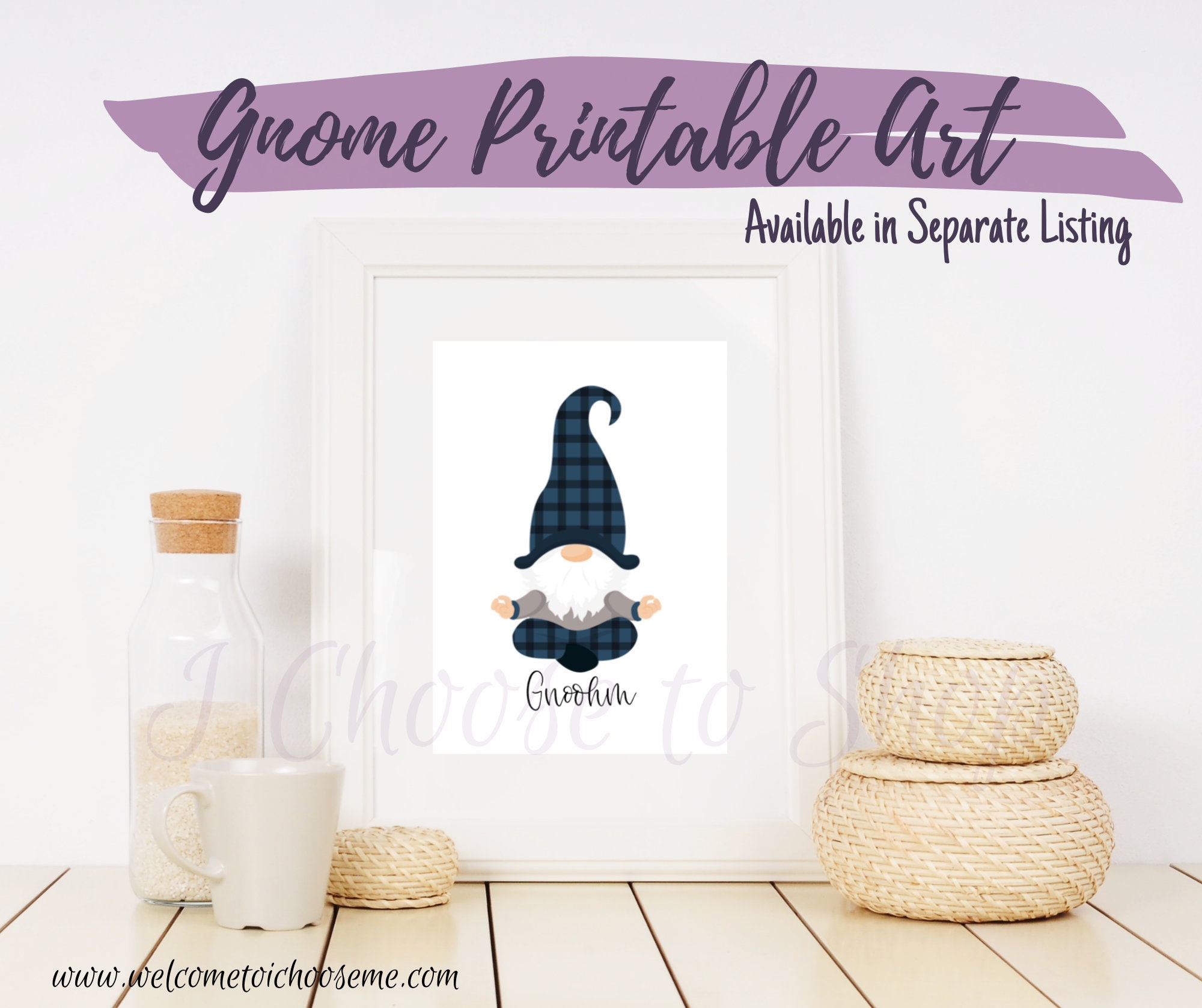 Printable Everyday Gnome Bookmarks - Etsy