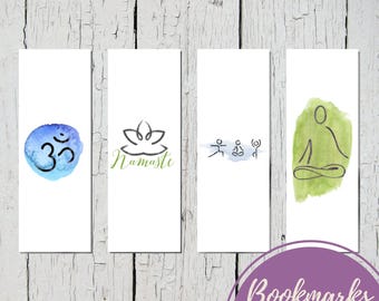 Printable Inspirational Bookmarks, Set of Four Bookmarks - Etsy