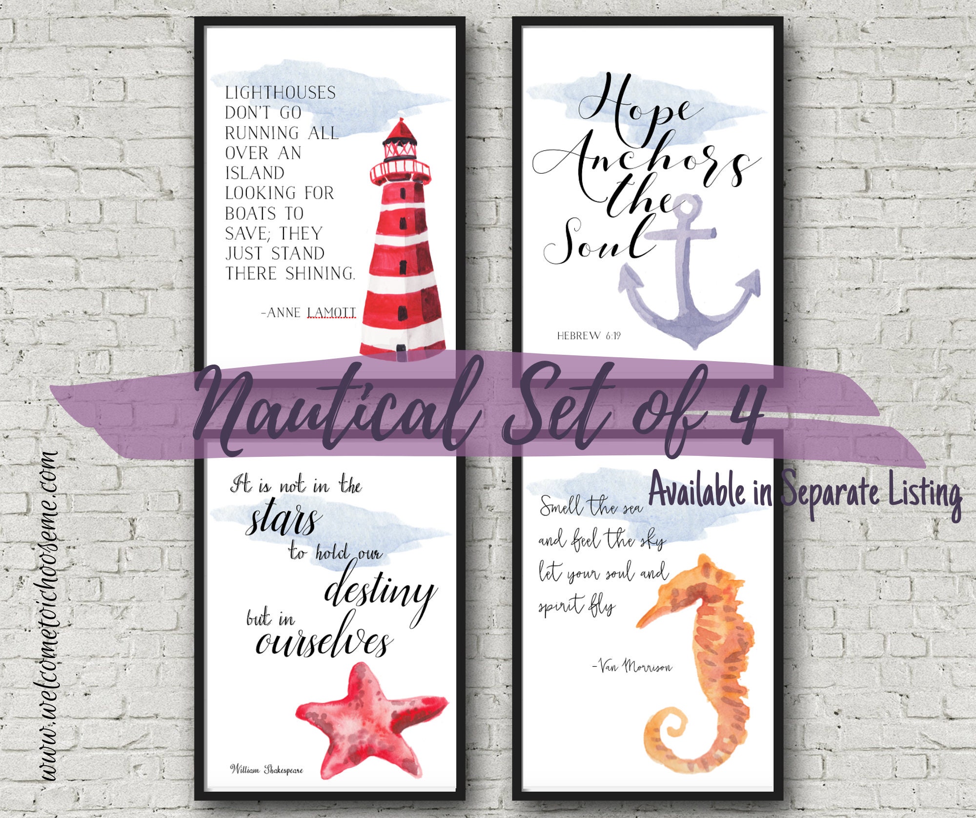 Lighthouse Printable Art Quote, Lighthouses Just Stand There Shining ...