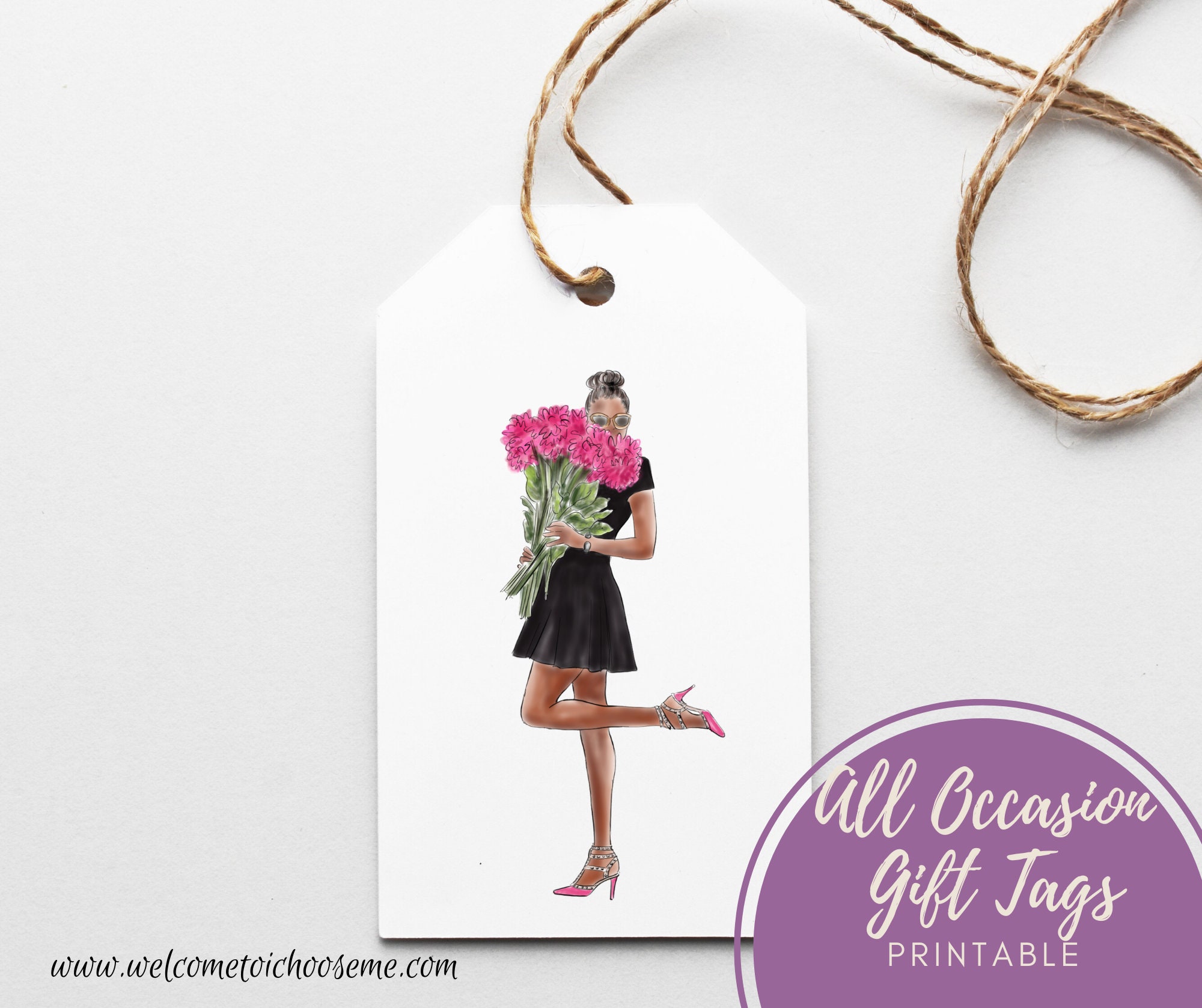 Printable All Occasion Gift Tags Party and Shower Favor Tags - Etsy