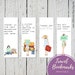 Printable Inspirational Quotes Bookmarks, Set of Four Bookmarks - Etsy