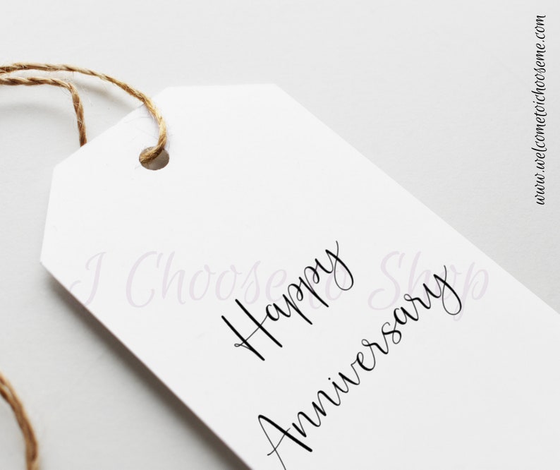 Printable Happy Anniversary Gift Tags Party Favor Tags - Etsy