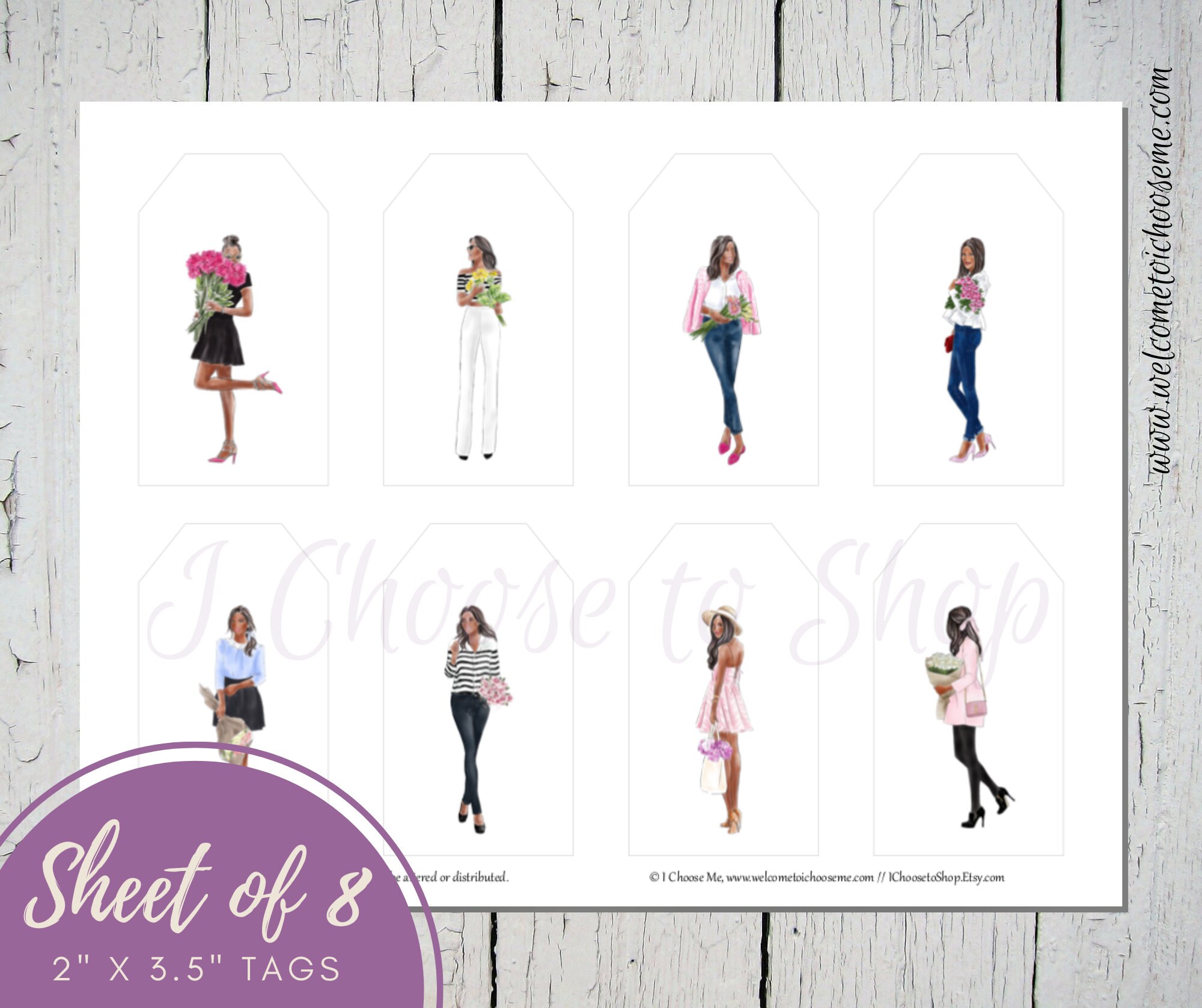 Printable All Occasion Gift Tags Party and Shower Favor Tags - Etsy