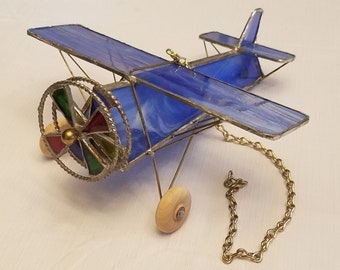 Airplane Stained Glass - Etsy