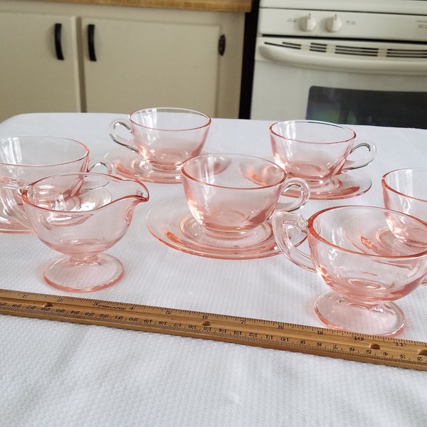 Pink Glassware - Etsy