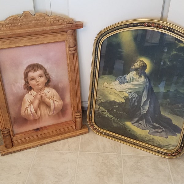 Antique Jesus Frame - Etsy