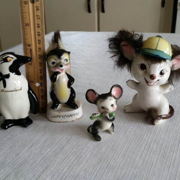 Antique Mouse Statues - Etsy