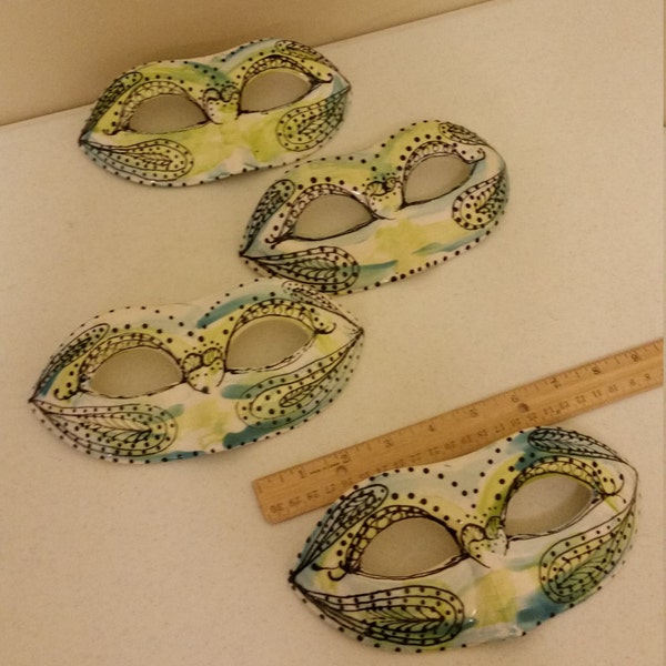 Ceramic Venetian Mask - Etsy