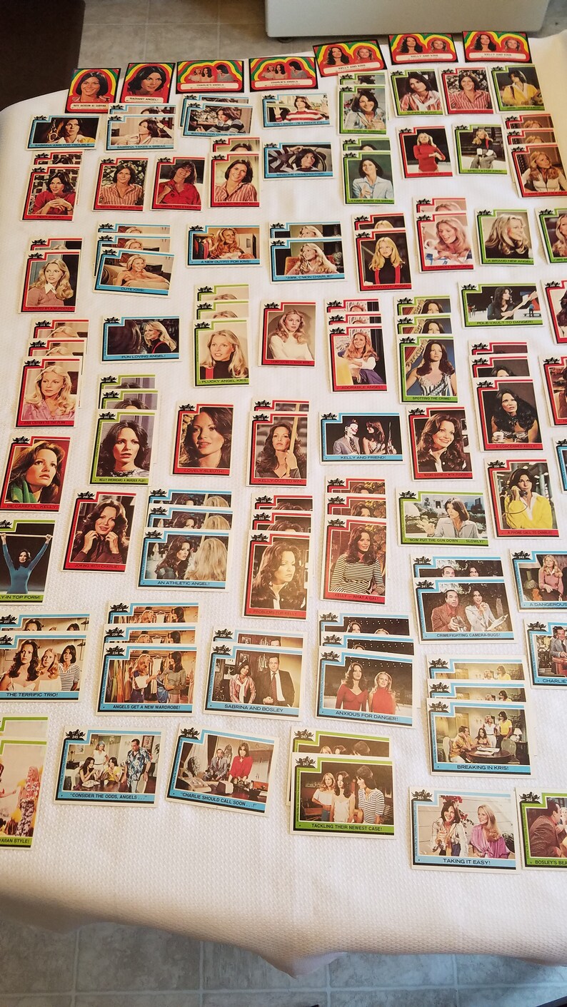 121 Charlies Angels 1977 Trading Cards & Stickers Hollywood Tv - Etsy