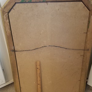 Antique Framed Litho Print 24x16 Signed Louis Seybold Victorian ...