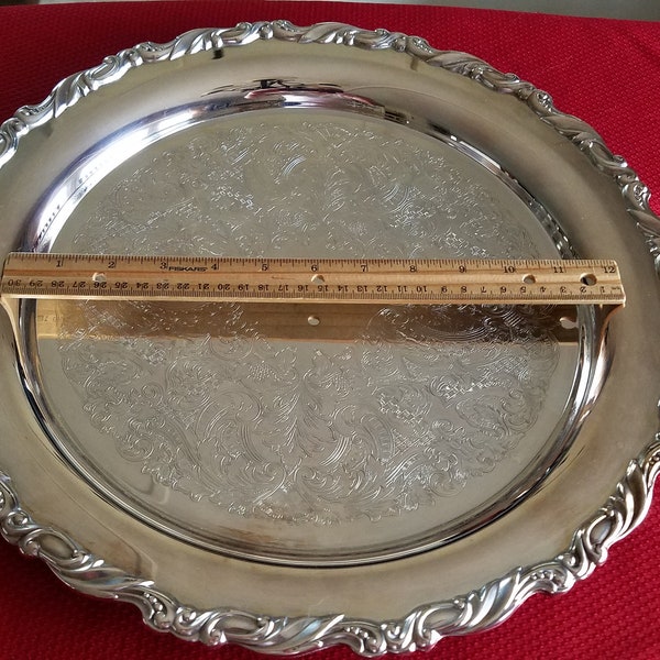 Heavy Silver Tray - Etsy