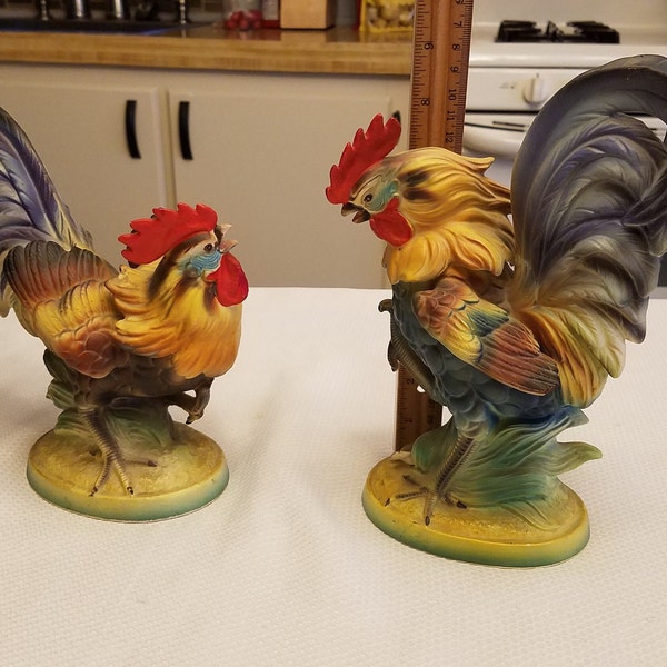 Italian Rooster Statues and Figurines - Etsy