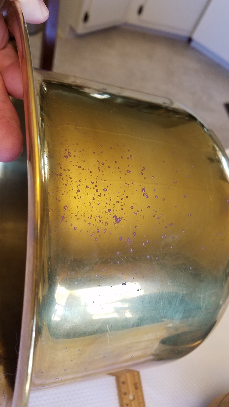 Vintage Brass Floral Planters Railroad Chamber Pot 1960s - Etsy