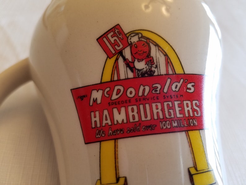 4 Ceramic Mcdonalds / Coca Cola Collector Mugs / Cups Made - Etsy